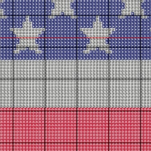 American Flag Cross Stitch Pattern USA United States Counted Cross ...
