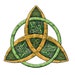 Celtic Irish Triquerta Cross Stitch Pattern, Trinity Knot Symbol ...
