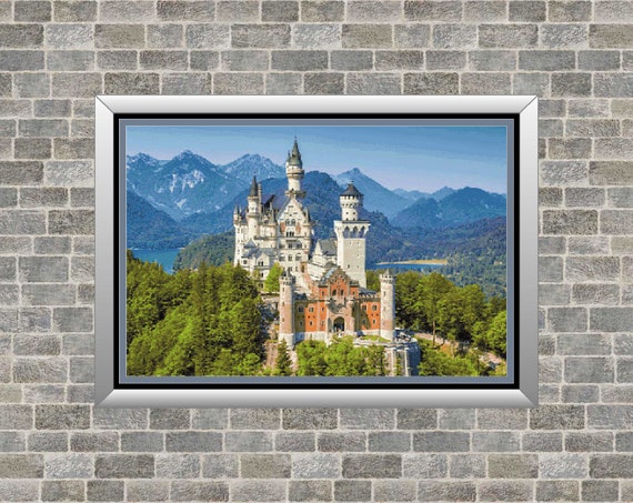 Il Castello Di Neuschwanstein Pagina Da Colorare Castello Di