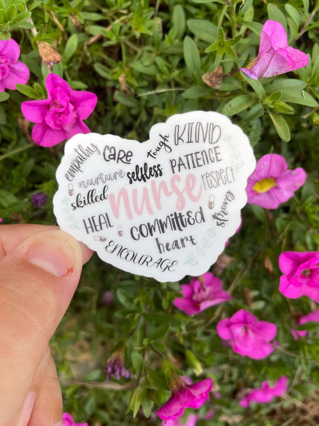 Committed, Skilled, Nurse Sticker | Nurse Sticker | Vinyl Sticker - Etsy