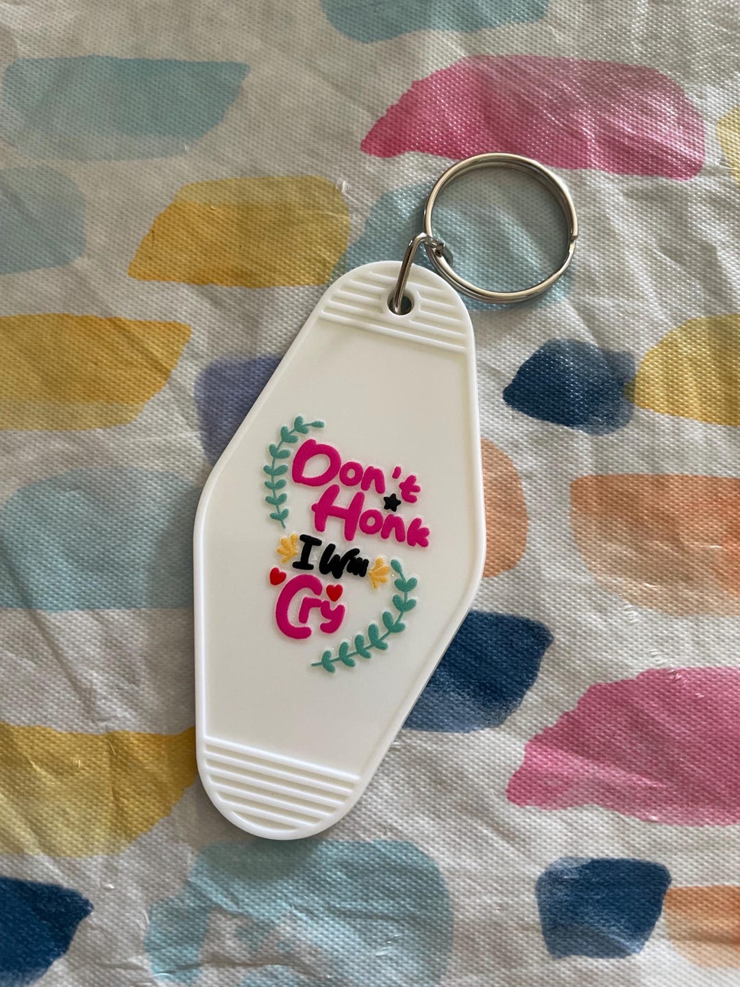 Motel Keychain Retro Motel Keychain Keychain Inspirational Keychain ...