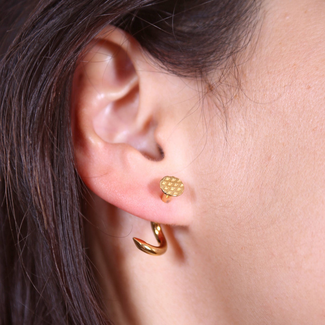 Openjart Hit the Nail Earrings in 18k Vermeil or Sterling Silver ...