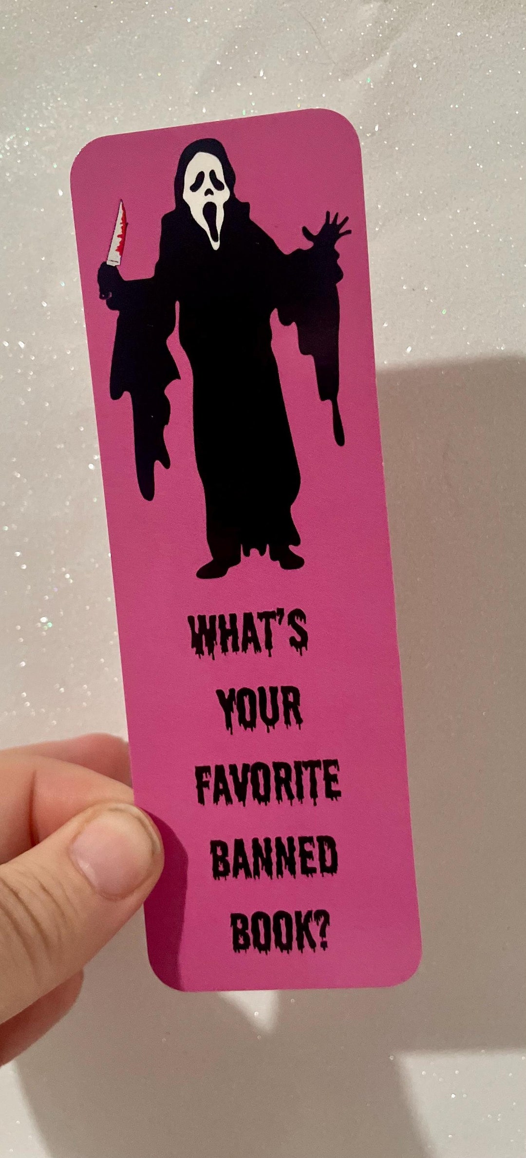 Ghostface Scream What’s Your Favorite Banned Book Sturdy Bookmark ...