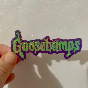 Holographic Goosebumps Logo 90s Nostalgia Water Resistant Vinyl Sticker ...