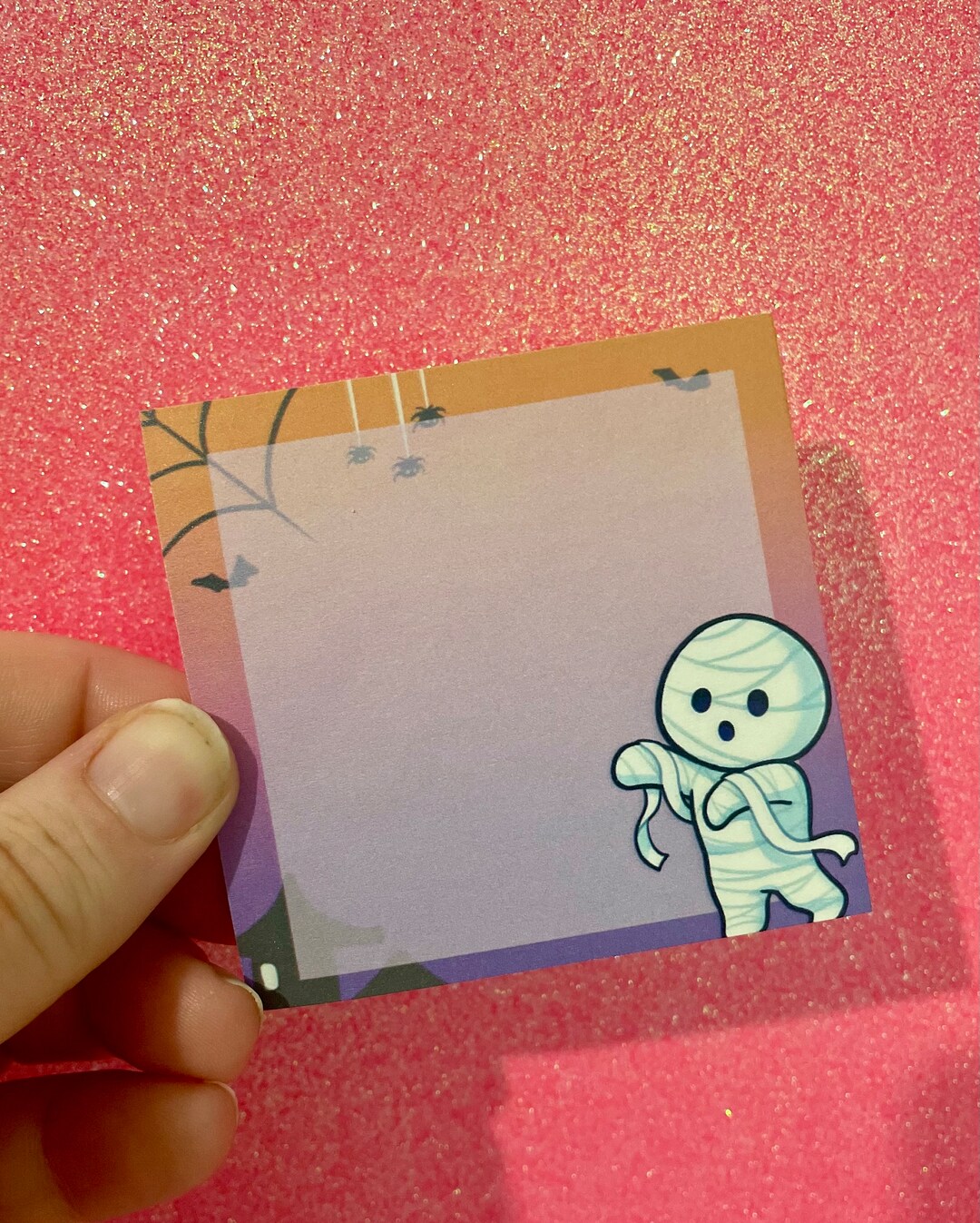 Mummy Halloween Cute Ombré Post It Sticky Note - Etsy