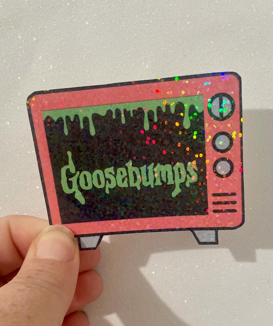 Holographic Goosebumps Slime Logo 90s Nostalgia Water Resistant Vinyl ...
