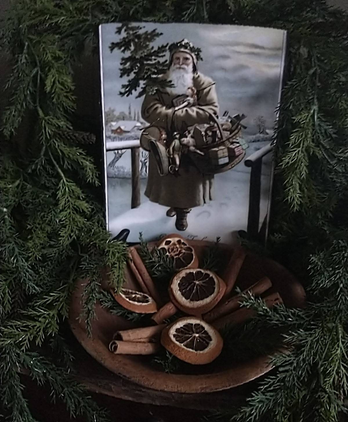 Belsnickel Colonial Christmas Portrait 8x10 Belsnickel Santa - Etsy