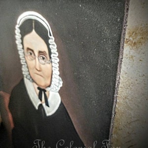 Colonial Portrait on 8x10 Canvas Primitive Portrait Folk Art Portrait ...