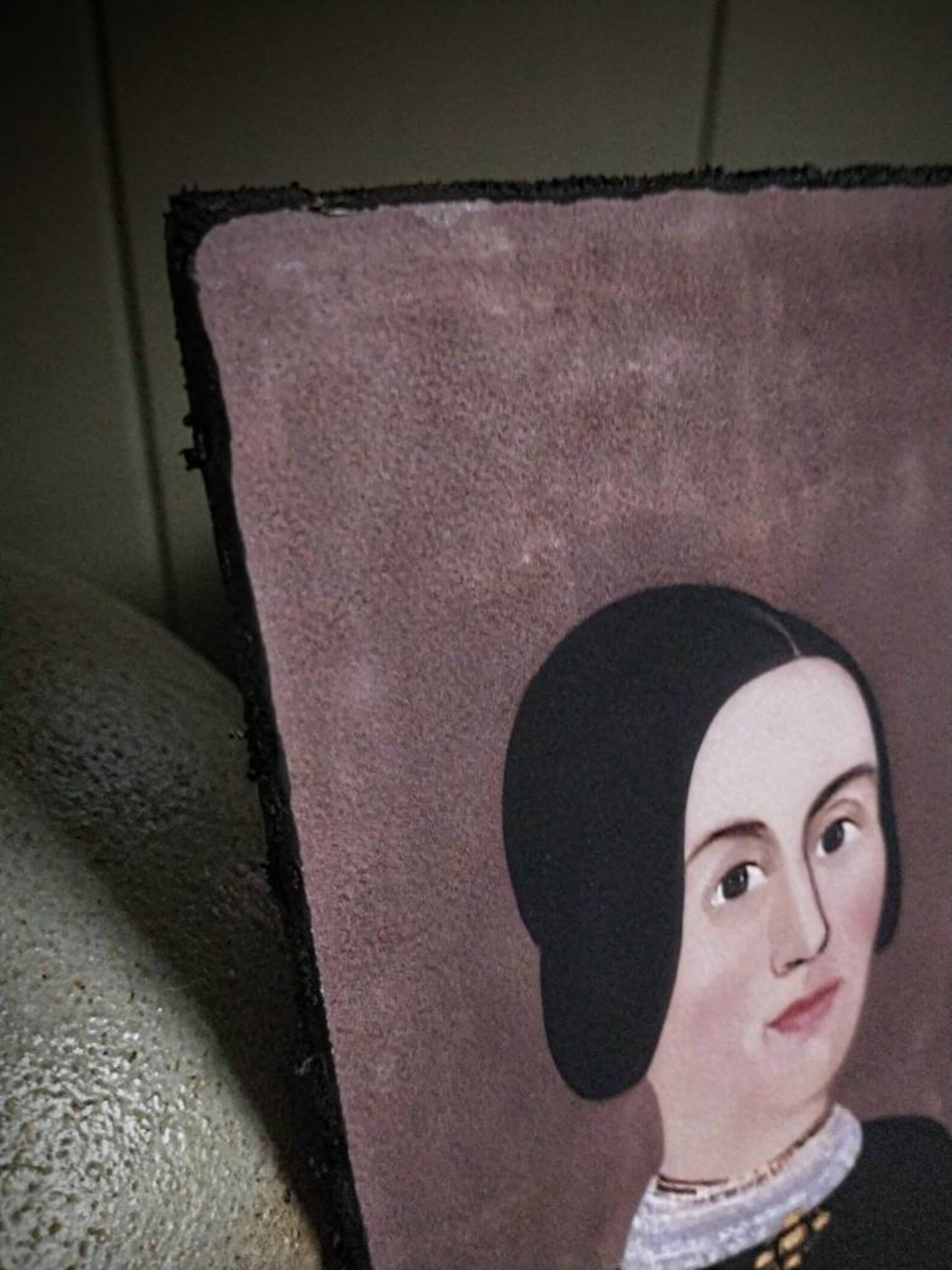 Colonial Portrait on 8x10 Canvas Primitive Portrait Folk Art - Etsy