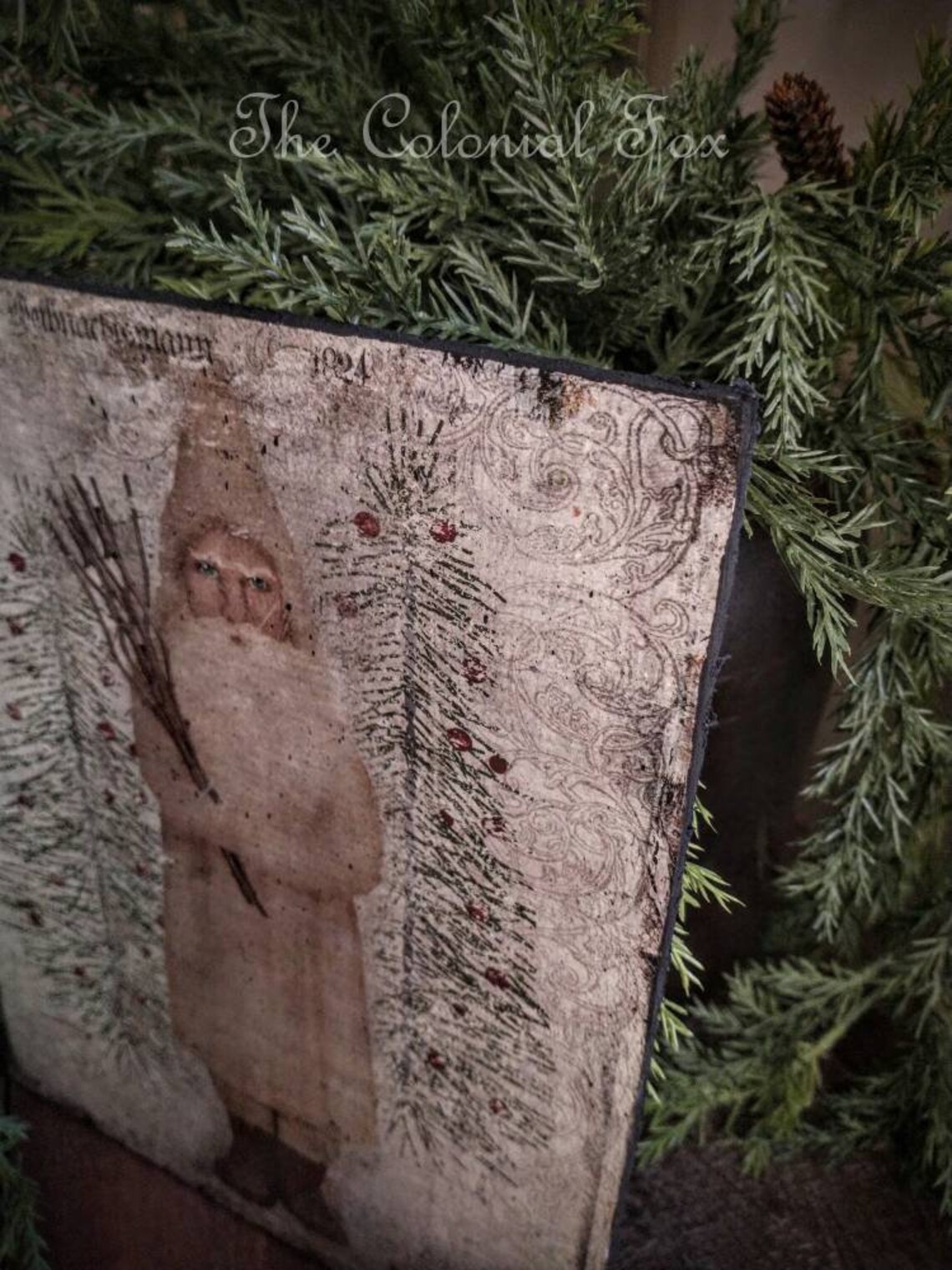 Belsnickel Colonial Christmas Portrait 8x10 Belsnickel Santa - Etsy