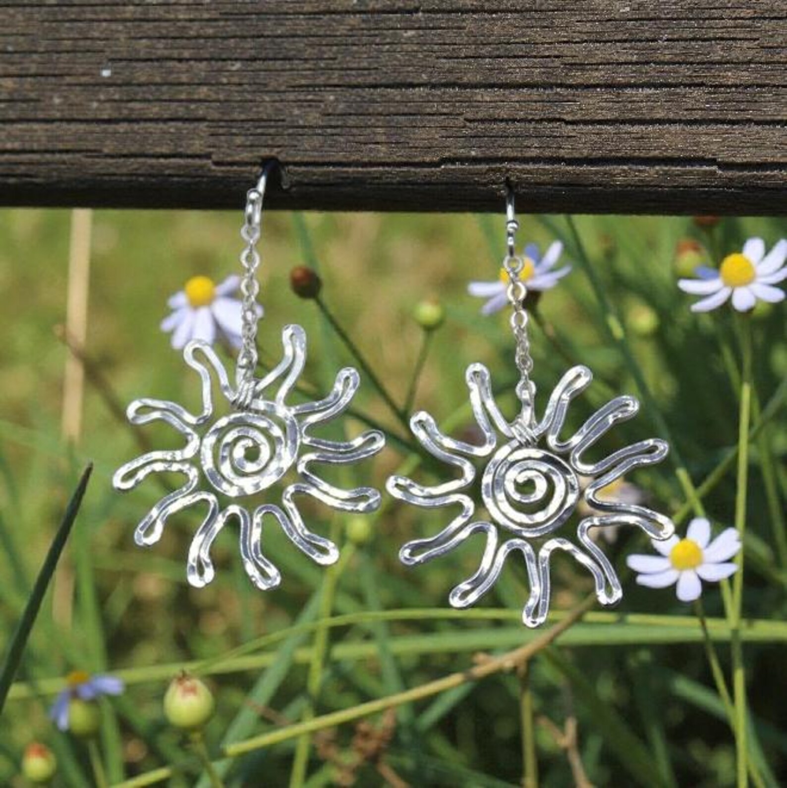 Sterling Silver Sun, Let the Sun Shine In - Etsy