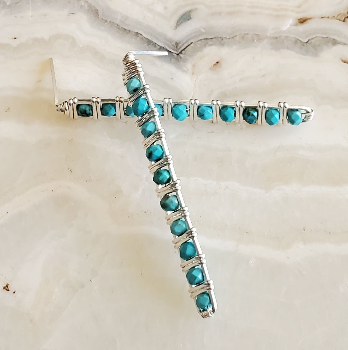 Turquoise Earrings Long Bar Earrings Long Dangle Earrings | Etsy