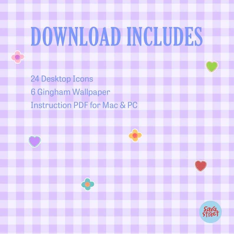 Cute Pastel Y2k Desktop Icons Wallpaper Set Cute Mac Icons - Etsy UK