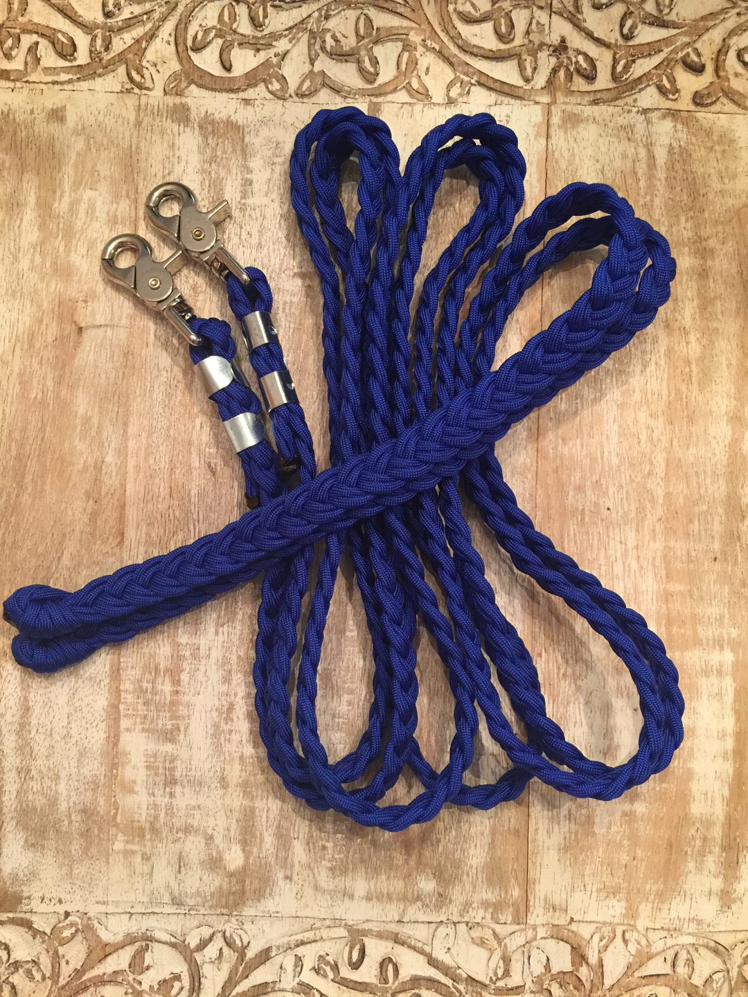 Electric Blue Split Reins - Etsy