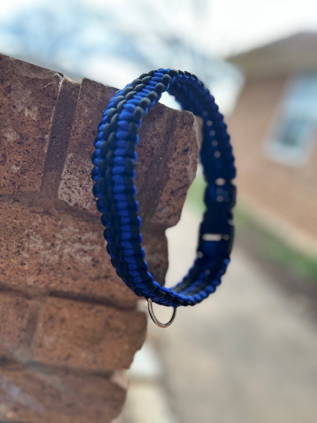 Thin Blue Line Dog Collar - Etsy