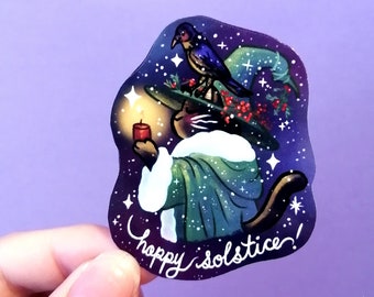 Winter Solstice Sticker - Etsy