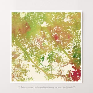 Fall Foliage Print Unframed, Artist Print, Foliage Print, Foliage Art ...