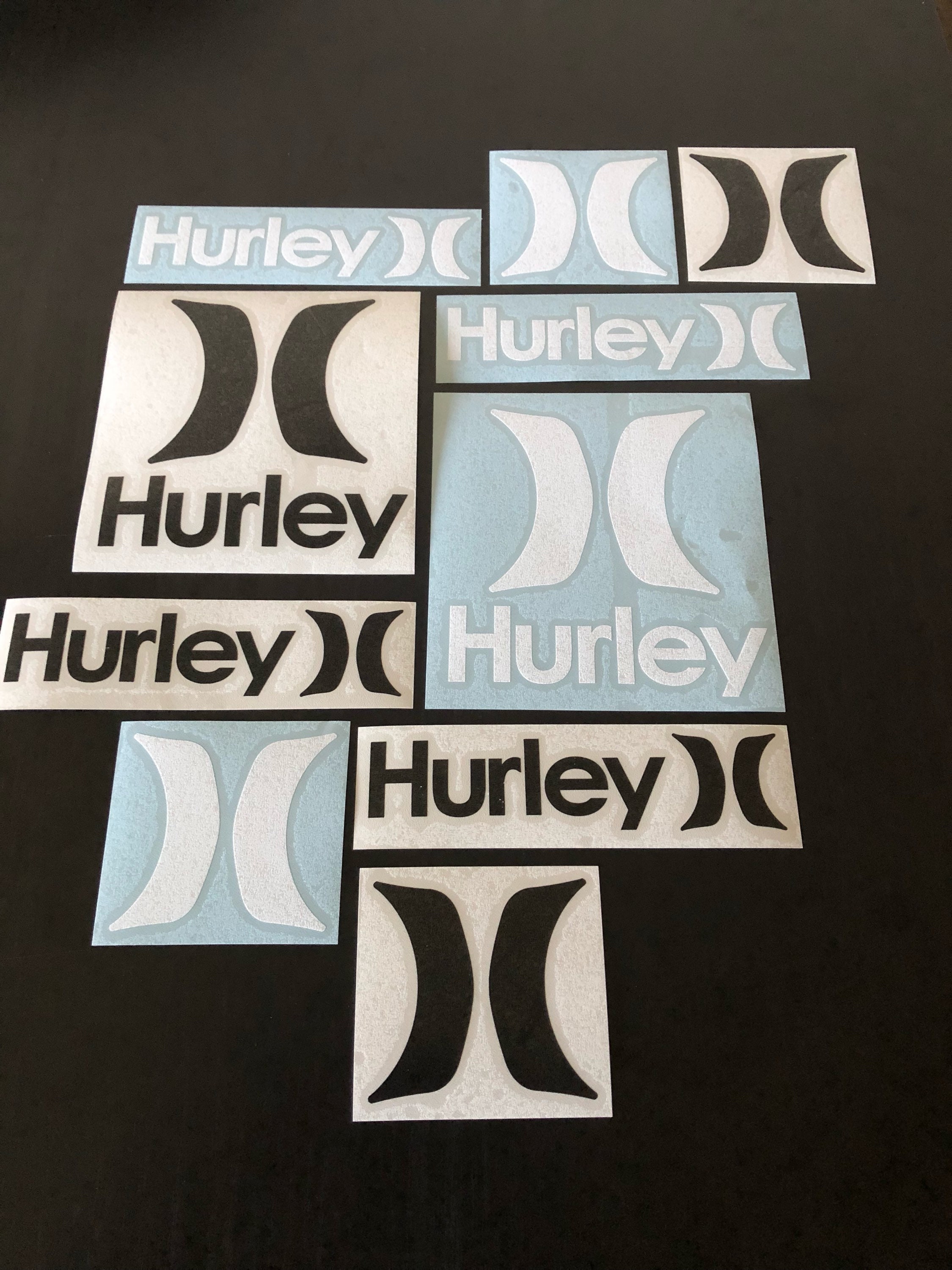 10 Hurley surfing stickers decals skateboarding snowboarding | Etsy