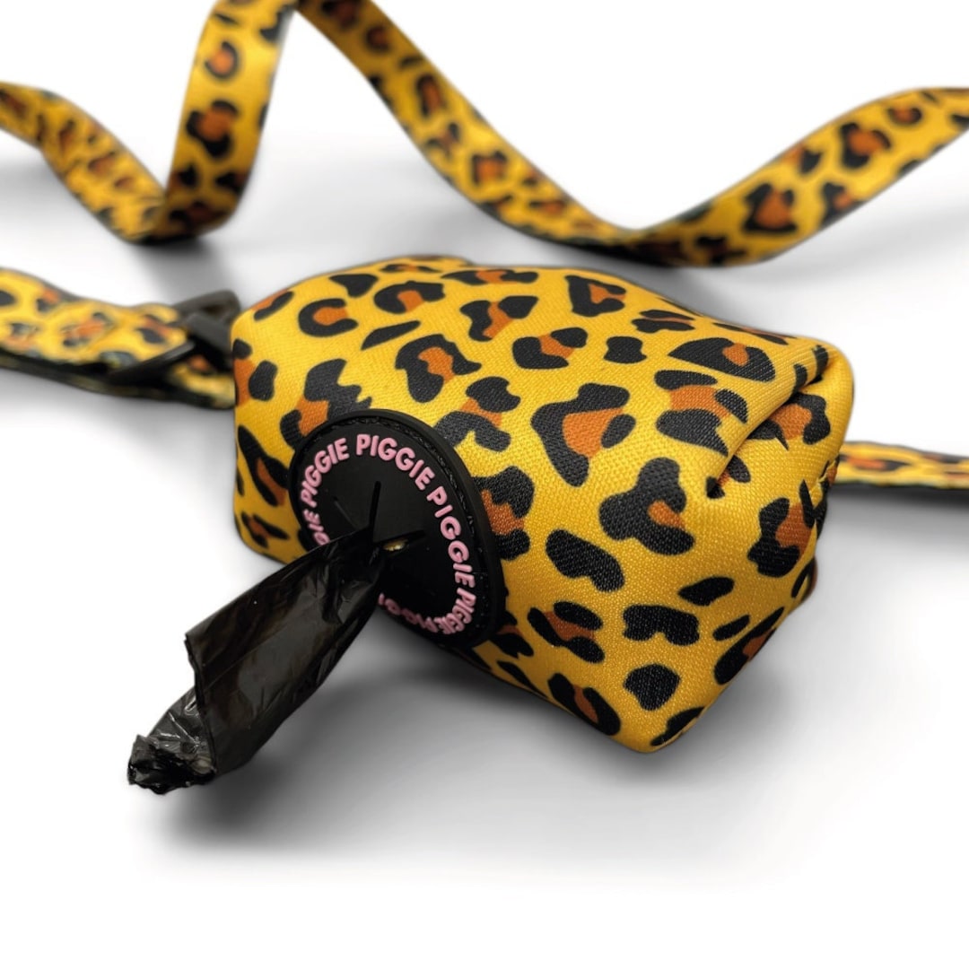 LEO-PAWD POWER Poop Bag Holder - Leopard Poop Bag Carrier - Quality Dog ...