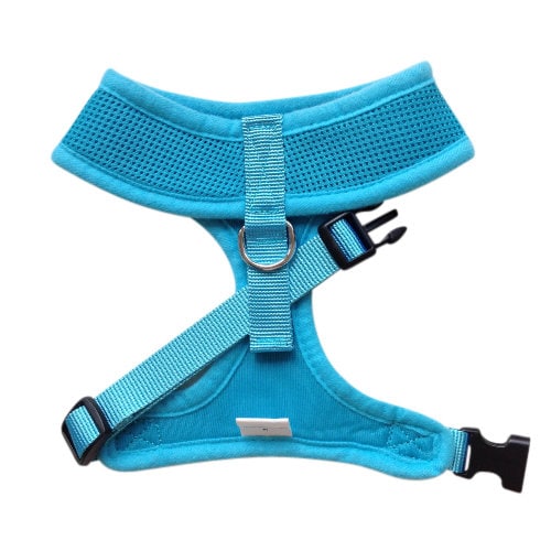 Blue Mesh Dog Harness Blue Dog Harness Vest Dog and Puppy - Etsy