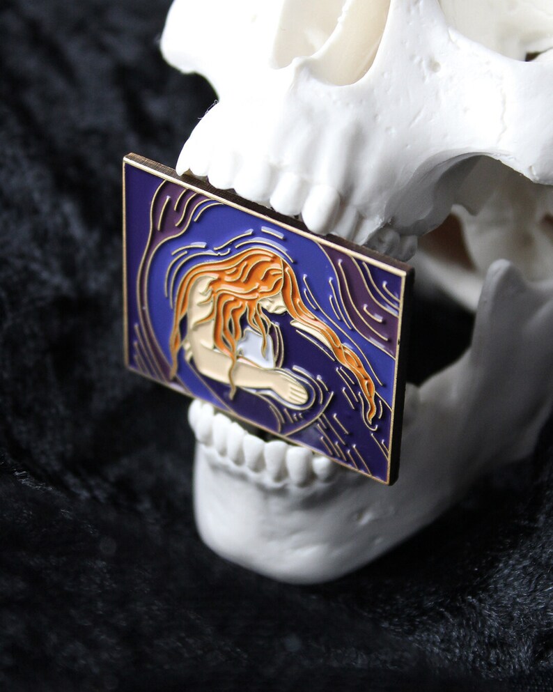 Love and Pain vampire Enamel Pin - Etsy