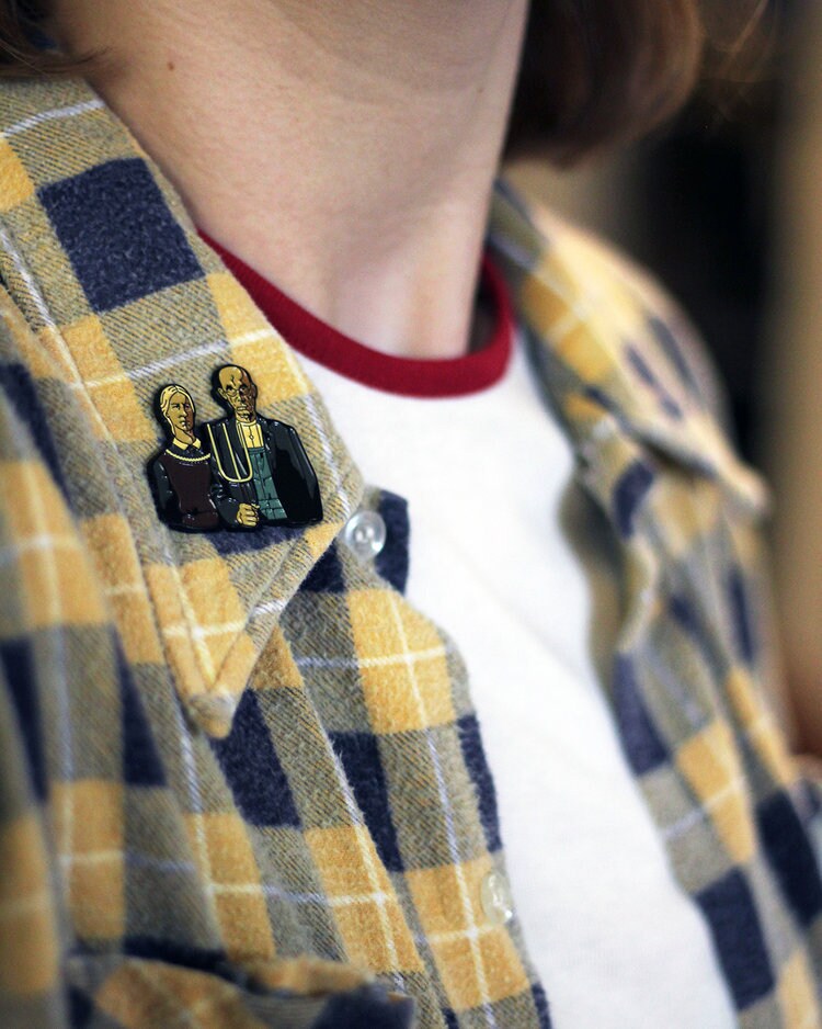 American Gothic • Enamel Pin - Etsy
