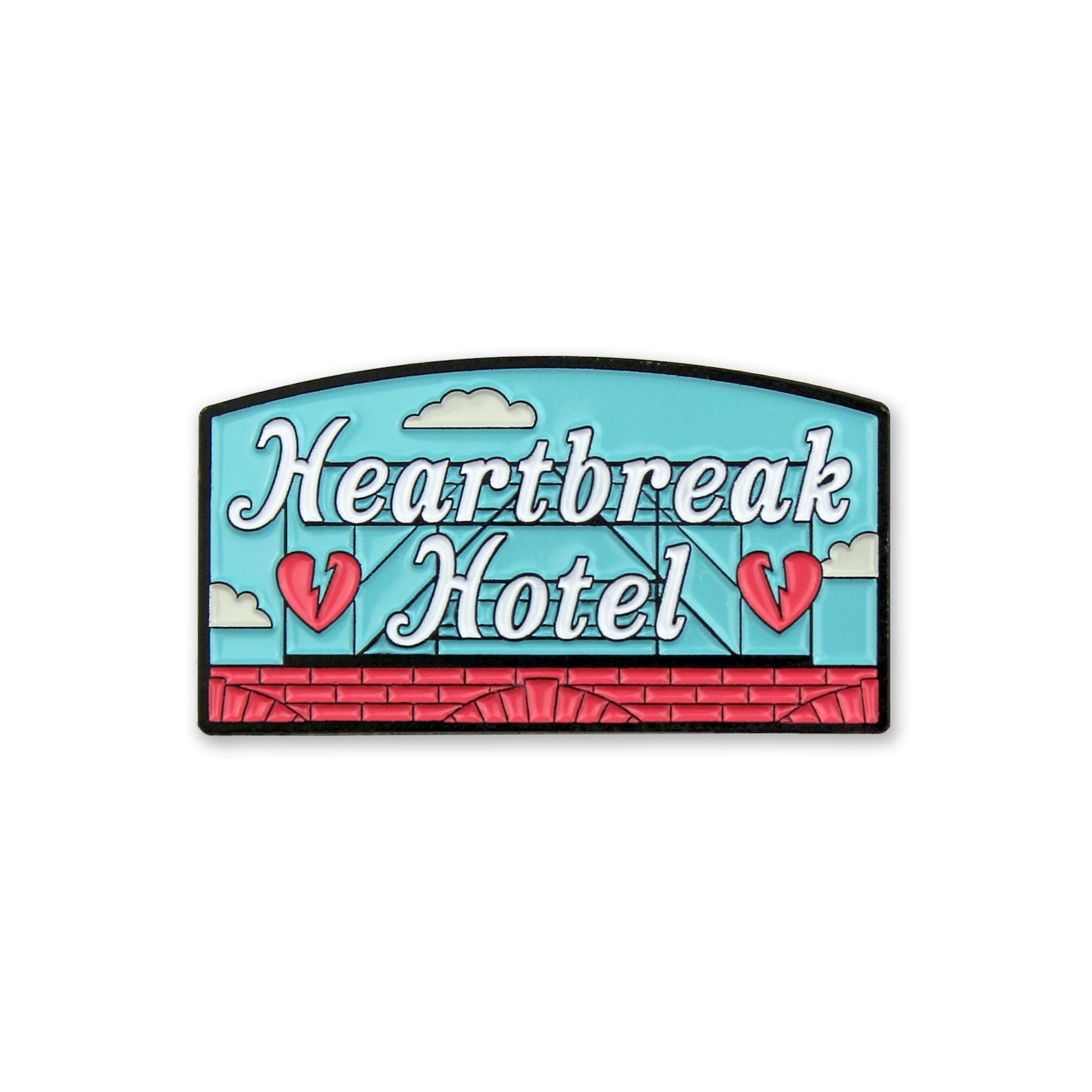 Heartbreak Hotel | Enamel Pin Brooch - Etsy
