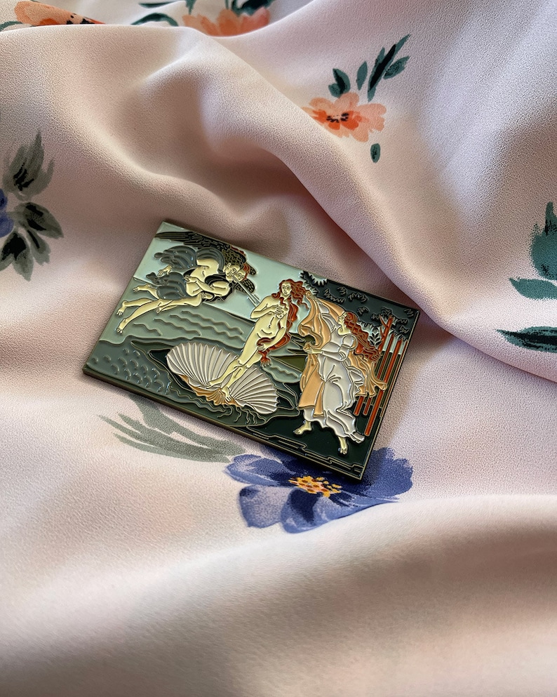 The Birth of Venus • Enamel Pin - Etsy