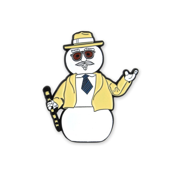 Snowman Pin - Etsy