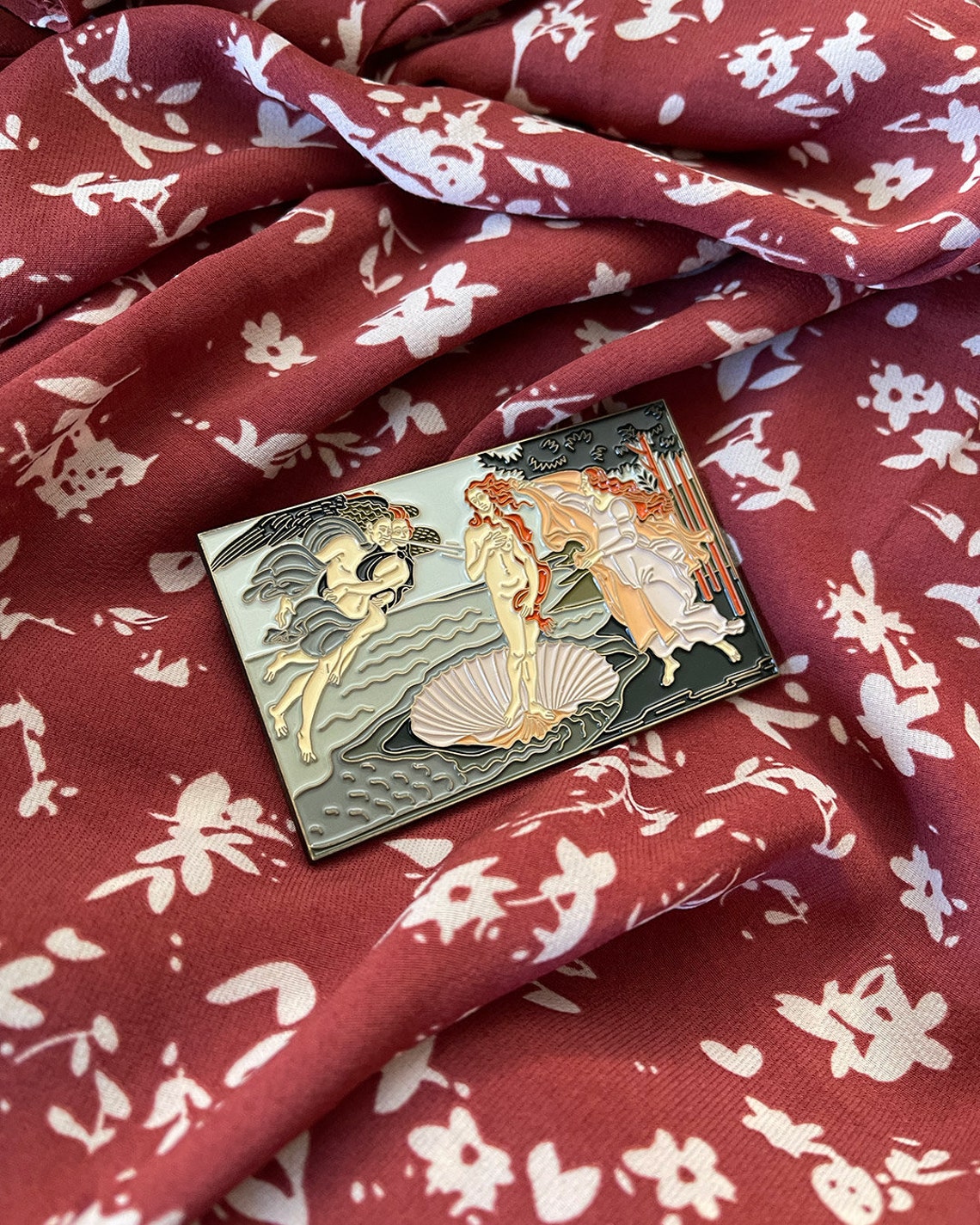 The Birth of Venus • Enamel Pin - Etsy