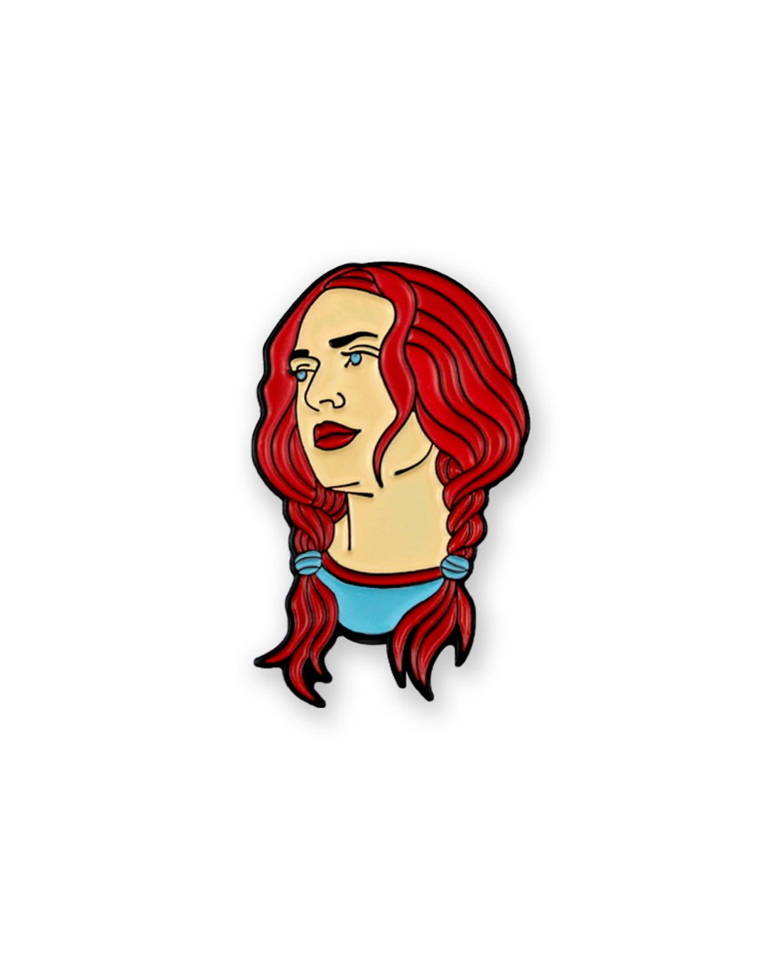 Red Menace | Enamel Pin Brooch - Etsy