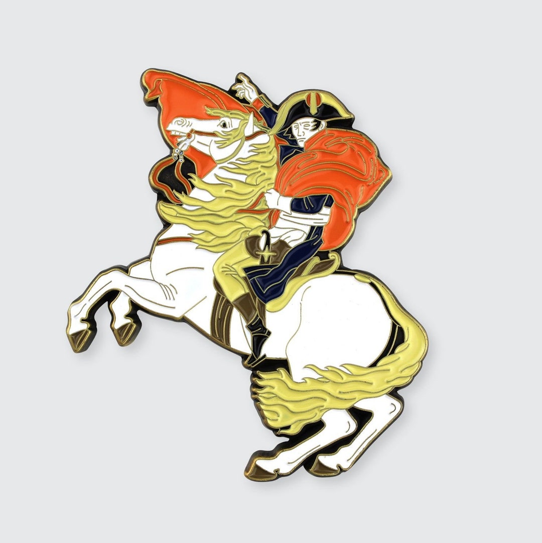 Napoleon Crossing the Alps • Enamel Pin - Etsy