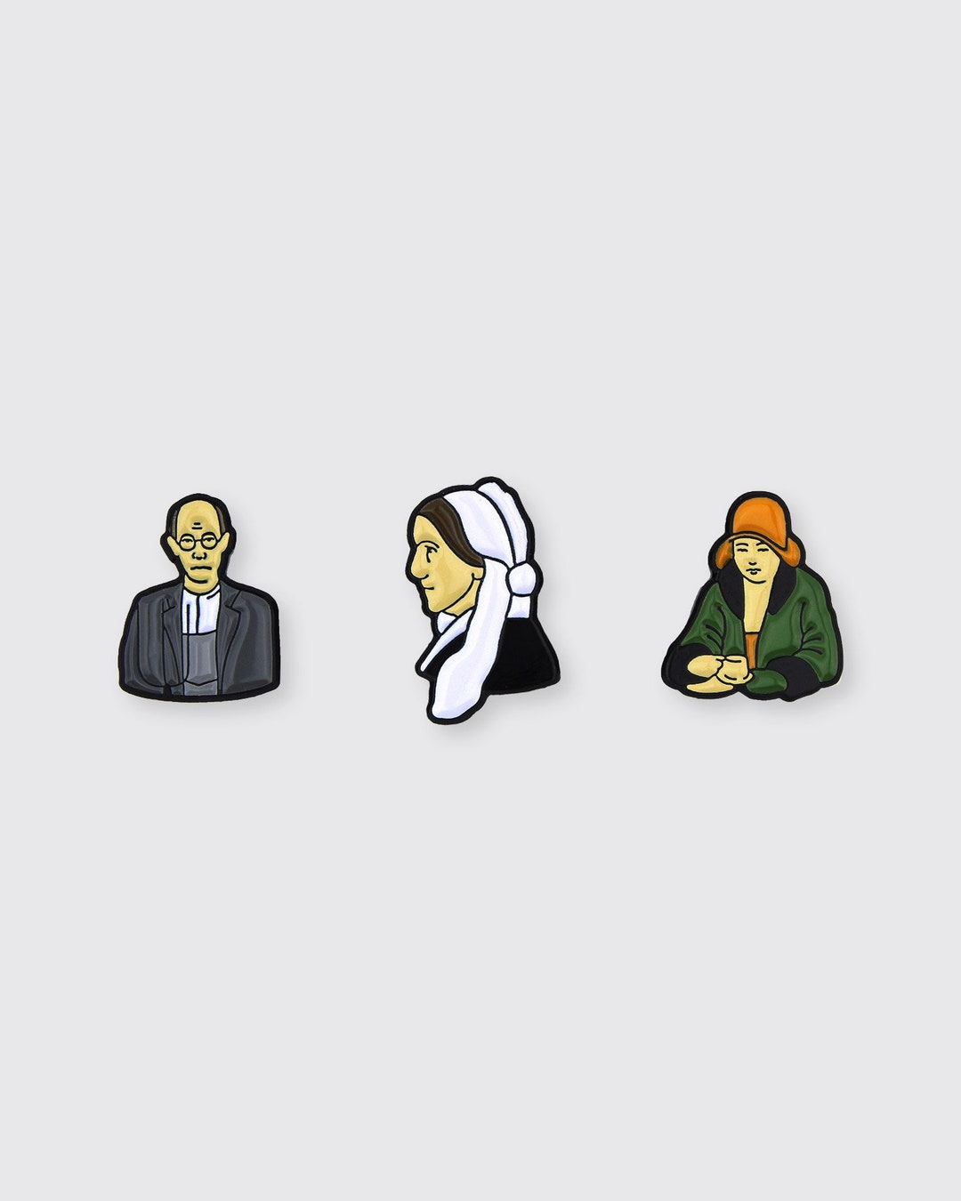 American Art (set of 3) • Enamel Pins - Etsy