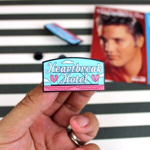 Heartbreak Hotel | Enamel Pin Brooch - Etsy