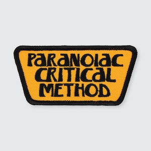 Paranoiac Critical Method • Patch - Etsy