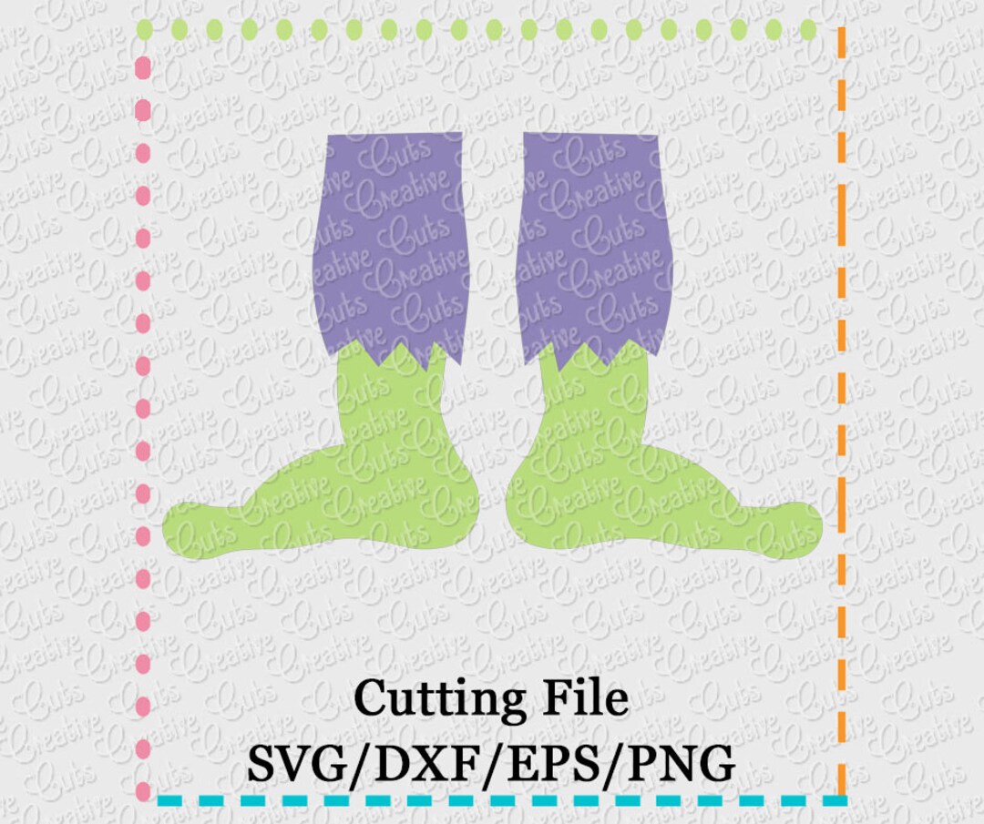 Zombie Legs Cutting File SVG, EPS, DXF, and Png for Cutting Machines ...