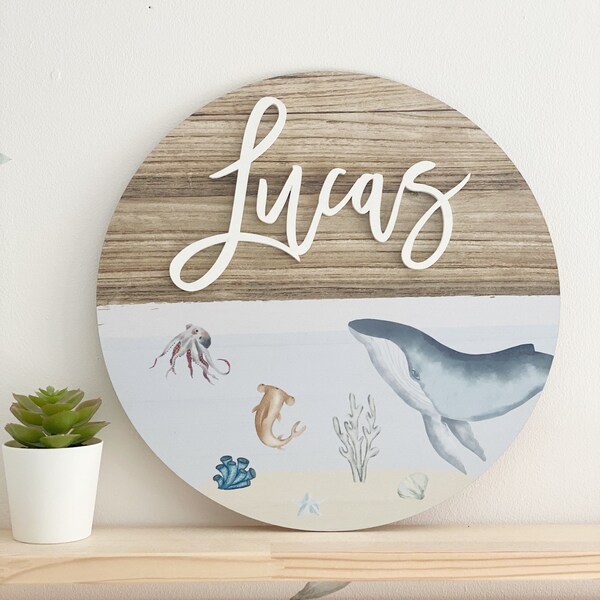 Whale Sign - Etsy