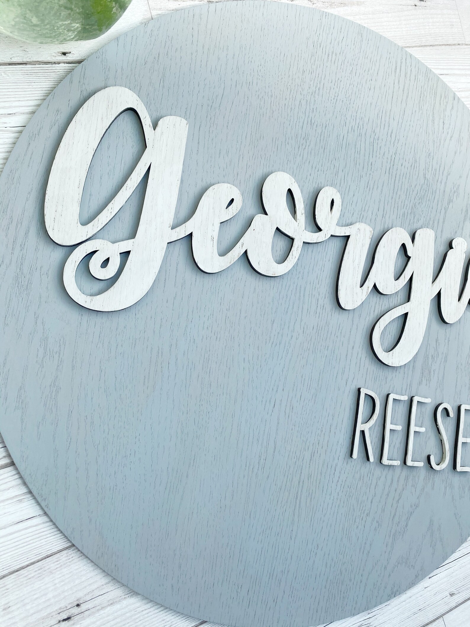 Personalised Large Plaque Wall Plaque Oak Veneer Name | Etsy