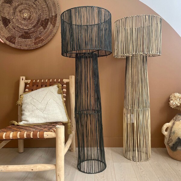 Raffia Lamp - Etsy
