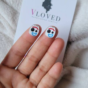 Forky Inspired Earrings, Disney Jewelry, Disney Earrings, Disney ...