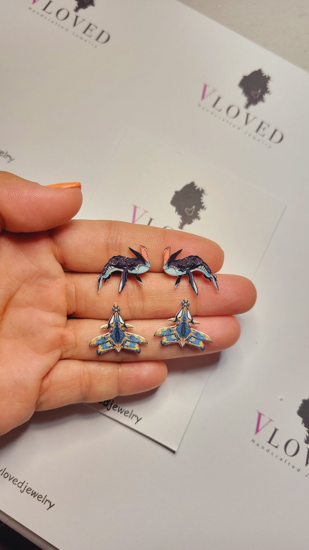 Sea Creatures Pandora Avatar Inspired Stud Earrings, Disney Necklace ...