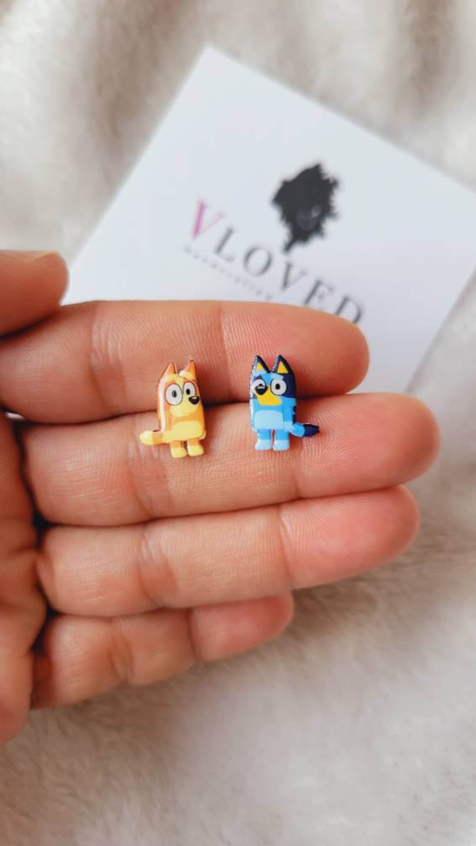 Dog Sisters Cartoon Inspired Studs Earrings Disney Necklace - Etsy