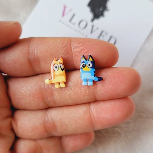 Puppet Unicorn Cartoon Inspired Studs Earrings Disney - Etsy