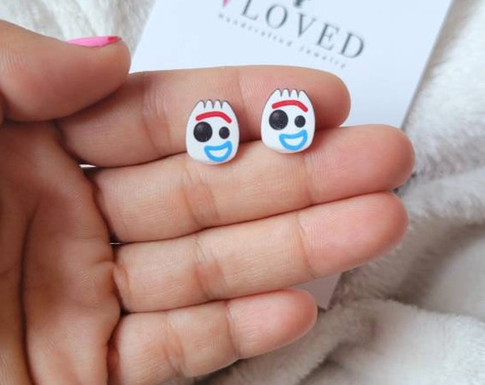 Forky Inspired Earrings, Disney Jewelry, Disney Earrings, Disney ...
