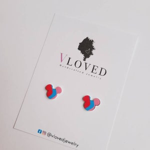 Bubblegum Wall Epcot Inspired Studearrings Disney Jewelry | Etsy