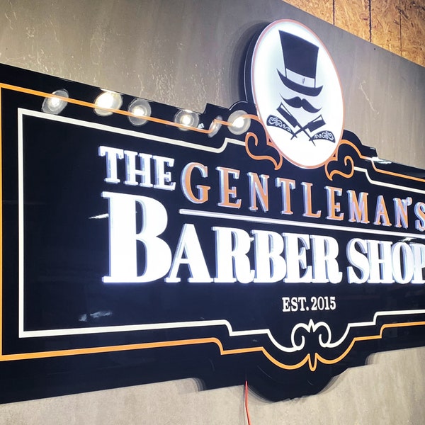 Metal Cut Out Business Sign - Etsy