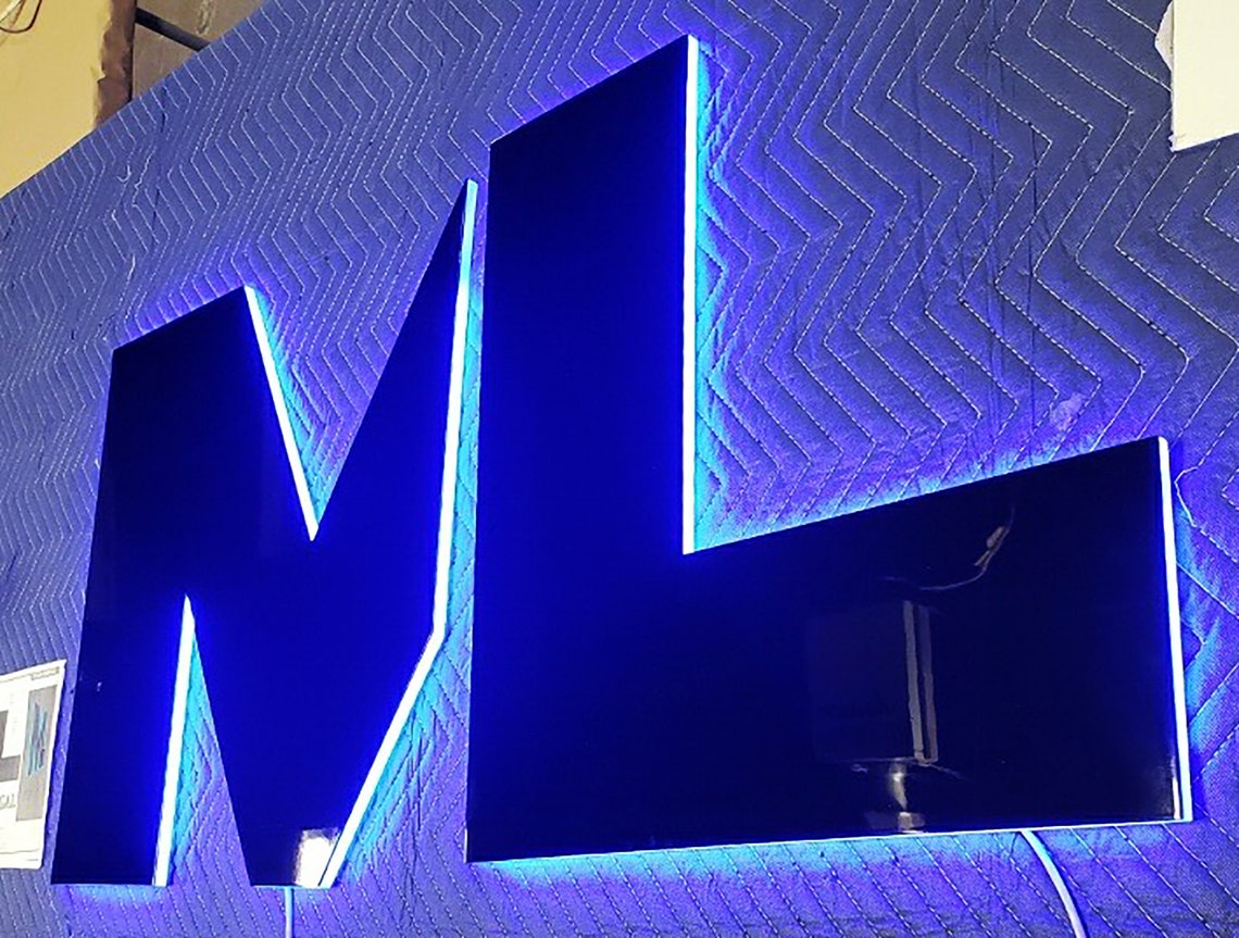 LED Logo & Lettering Custom Logo Sign Indoor/outdoor - Etsy