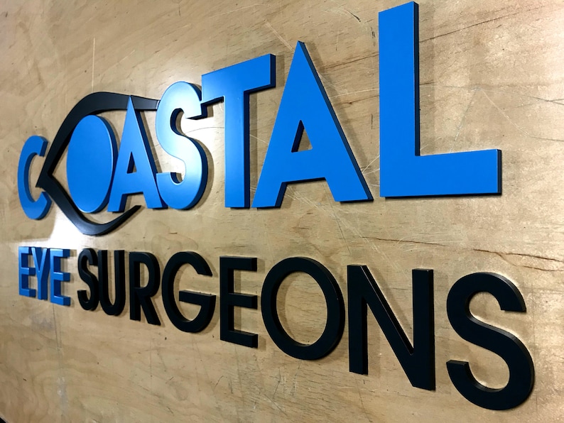 Cut-out Lettering Custom Logo Sign Business Signage on - Etsy