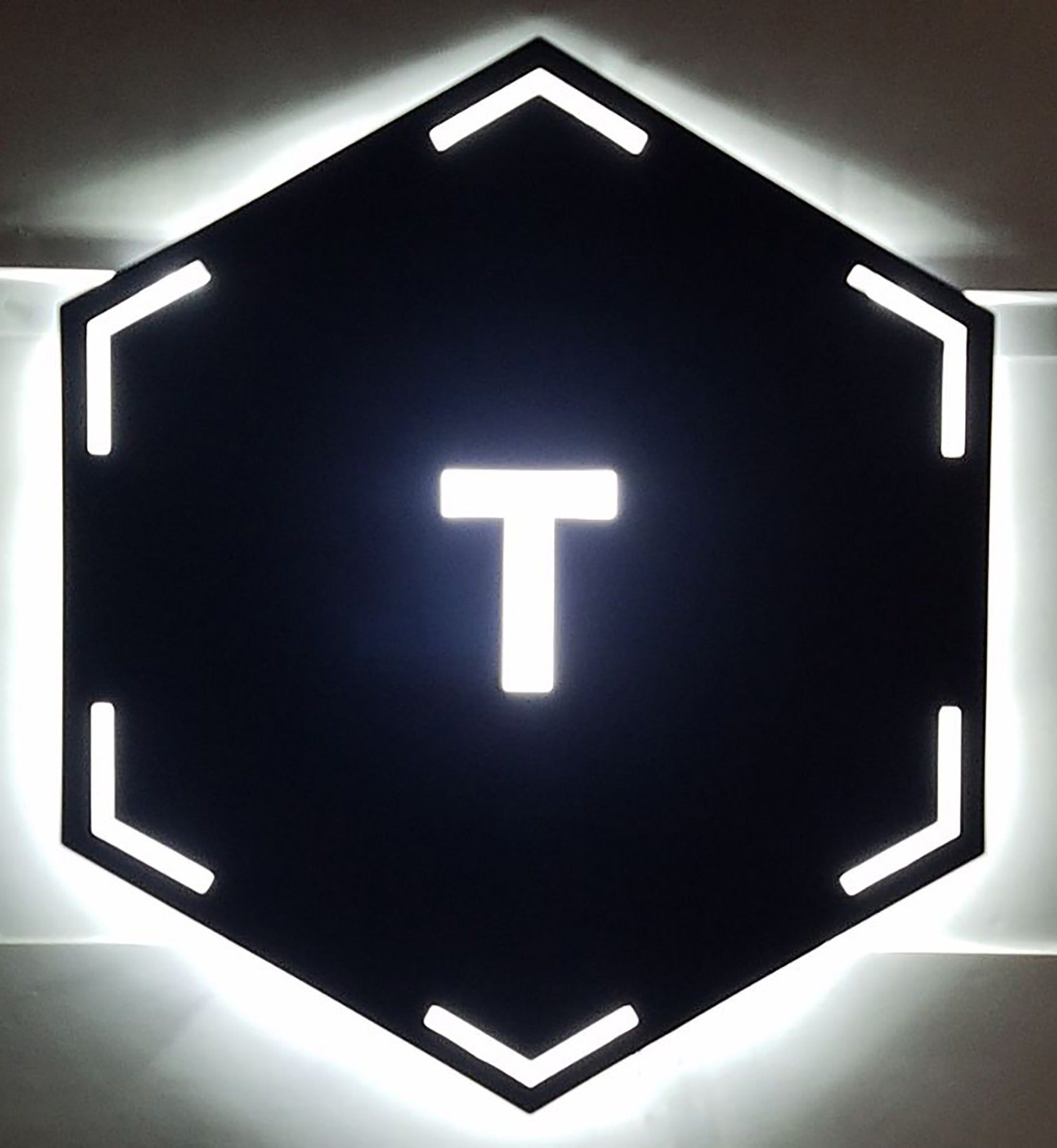 LED Lit Signage Glowing Logo Sign Cut-out Logo on - Etsy