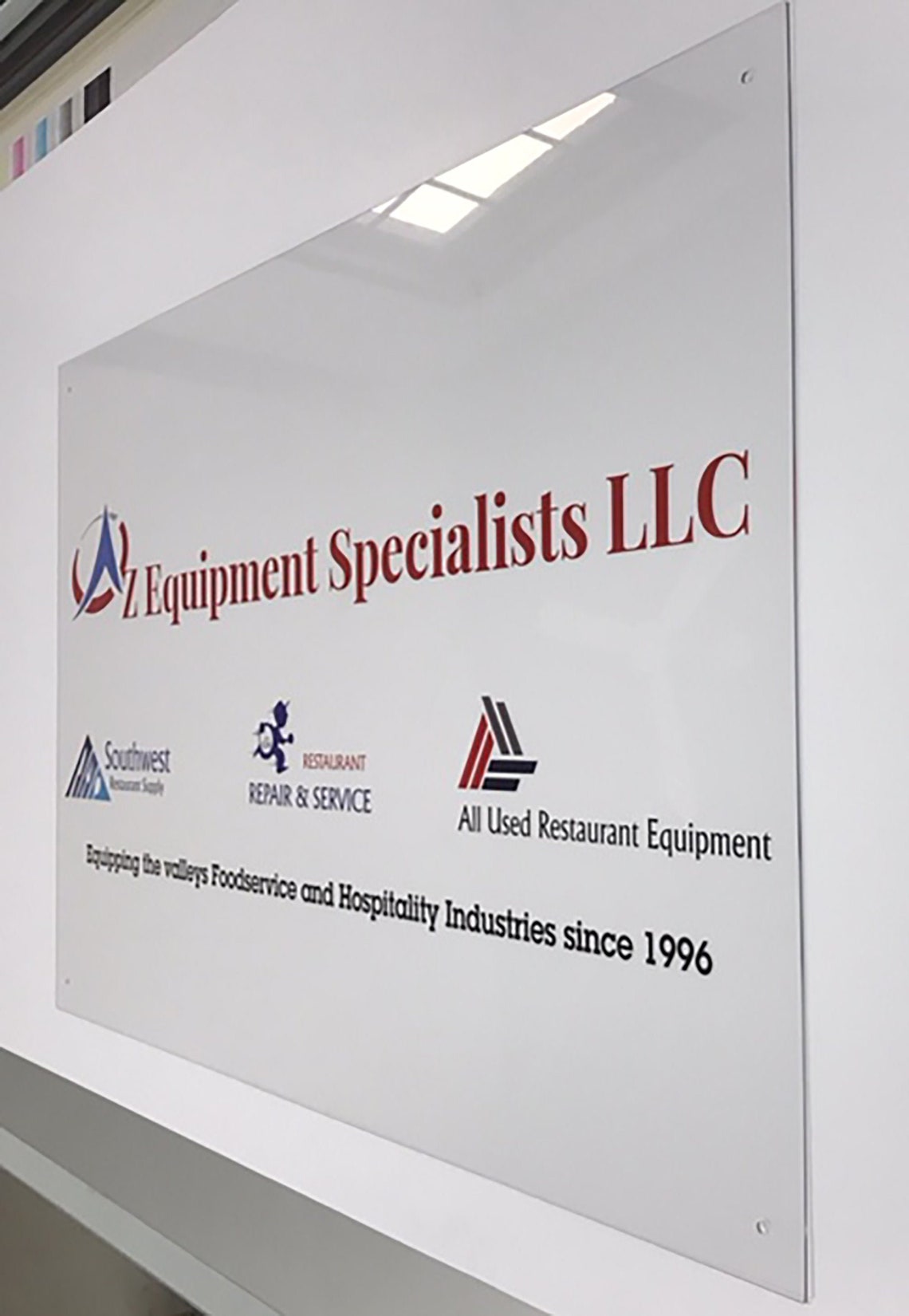 Full Color Print Custom Acrylic Building Sign Any | Etsy